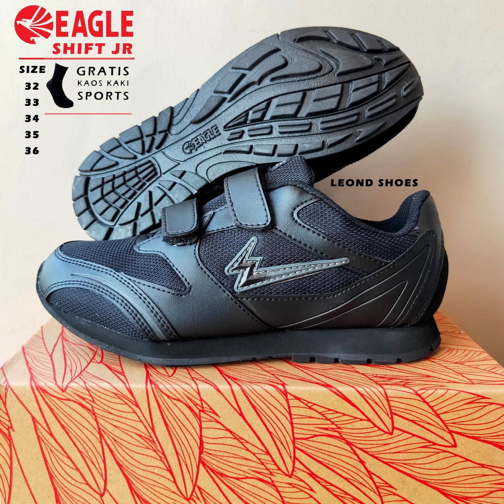 Jual Sepatu Anak Sekolah SD SMP Merk Eagle Shift Original Sepatu Formal ...
