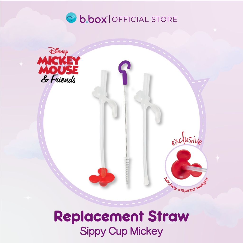 Jual b.box Disney Mickey Replacement Straw Pack | Shopee Indonesia