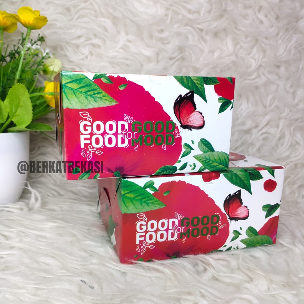 Jual BOX SNACK SIGNATURE FLOWER ISI 10 PCS / DUS SNACK BOX | Shopee ...