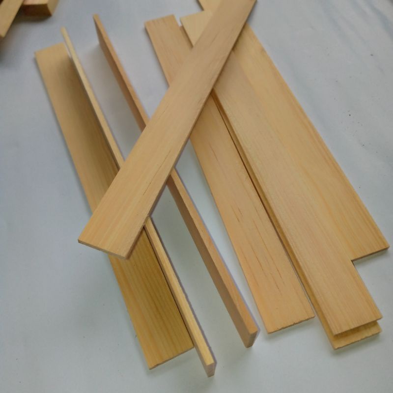 Jual stikc kayu / papan kayu jati Belanda 22cm tebal 3 Mili lebar 2,1cm ...
