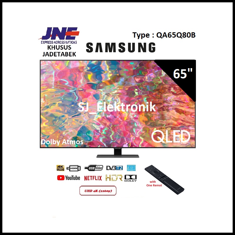Jual QLED 65 Inch Samsung 65Q80B - 65Q80 SmartTV UHD 4K - QA65Q80B QLED | Shopee Indonesia