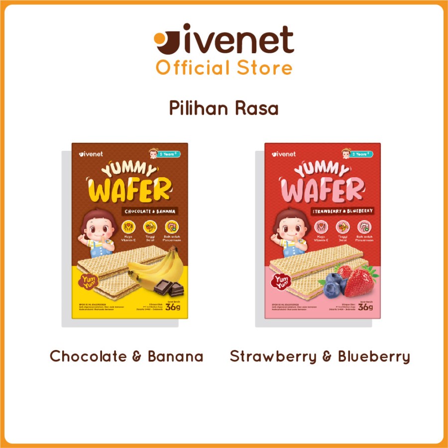 Jual Ivenet Yummy Wafer - Snack Jajanan Cemilan Bayi dan Anak | Shopee ...