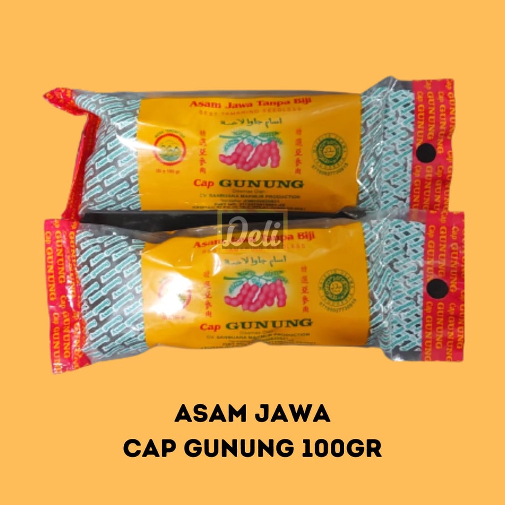 Jual Asam Jawa Tanpa Biji Cap Gunung 100gr | Shopee Indonesia