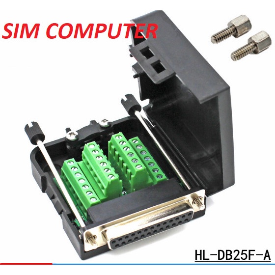 Jual Connector PCB Terminal Parallel DB25 Female/ Male With Casing ...