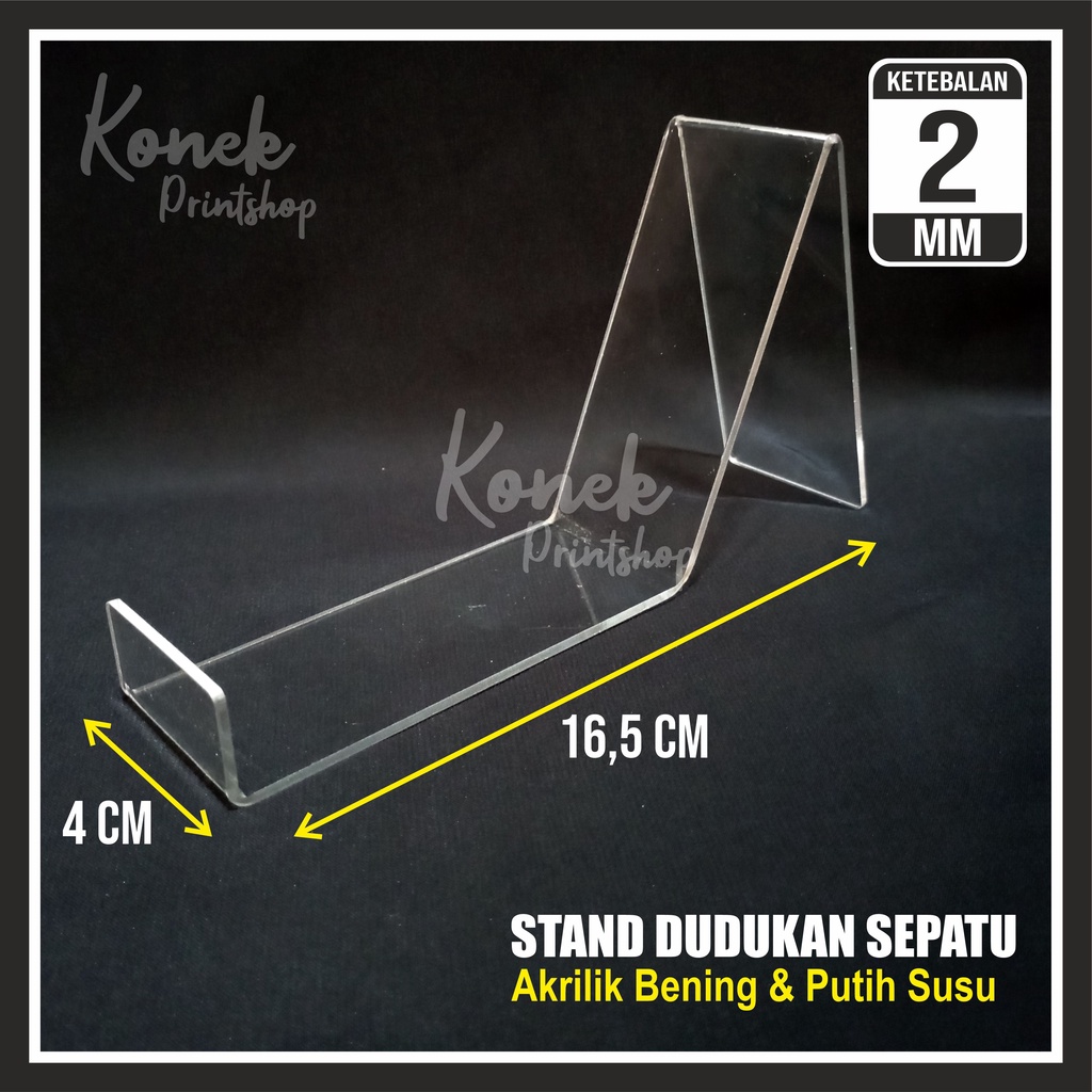 Jual STAND DUDUKAN SEPATU AKRILIK 2MM | Shopee Indonesia