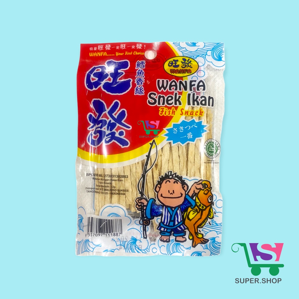 Jual Wanfa Snek Ikan Malaysia Fish Snack 12 Gram | Shopee Indonesia