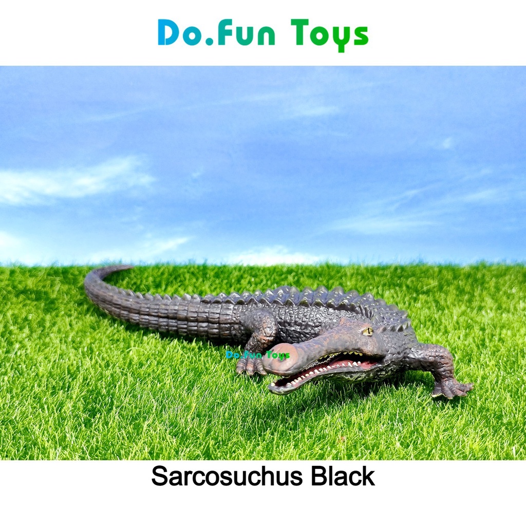 Jual Prehistoric Animals Figurines | SARCOSUCHUS BLACK / Mainan ...
