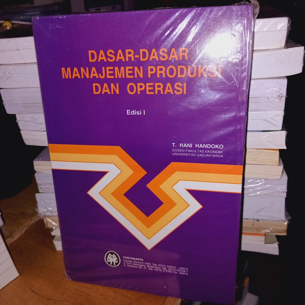 Jual Dasar-Dasar Manajemen Produksi Dan Operasi By T. Hani Handoko ...