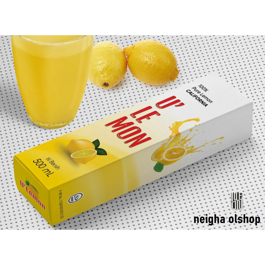Jual U'LEMON Sari Jeruk Lemon Cara Praktis Minum Sari Lemon Aman Bagi ...