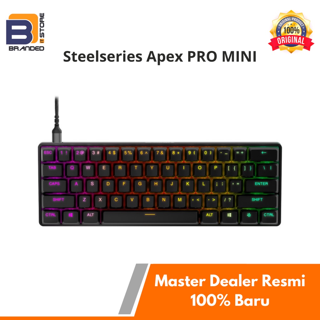 Jual Steelseries Apex Pro Mini 60% - OmniPoint 2.0 Switch Gaming Keyboard | Shopee Indonesia