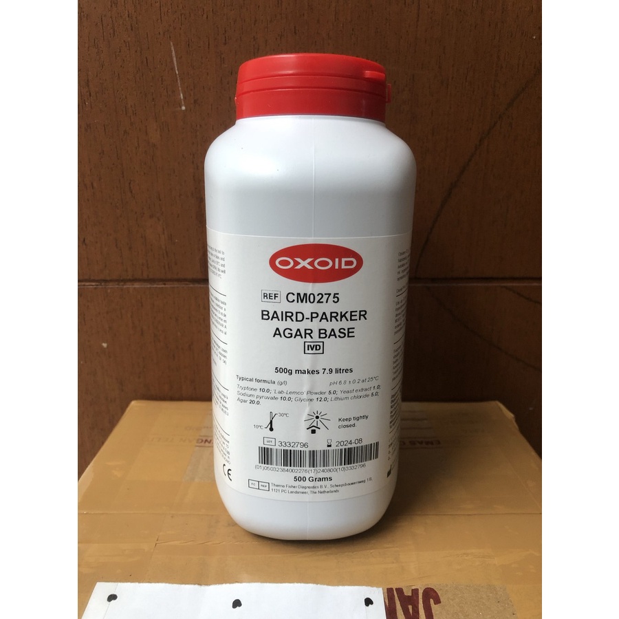 Jual Baird Parker Agar Base (BPA) Oxoid CM0275B | Shopee Indonesia