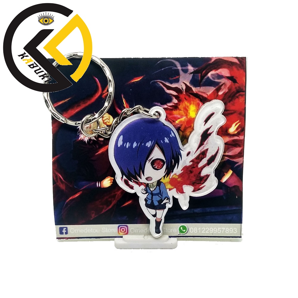 Jual KABUKI Key Chain Touka "Rabbit" Kirishima - Anime Tokyo Ghoul ...