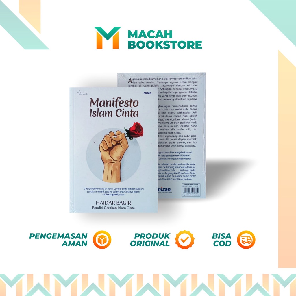 Jual Buku MANIFESTO ISLAM CINTA - Haidar Bagir | Shopee Indonesia