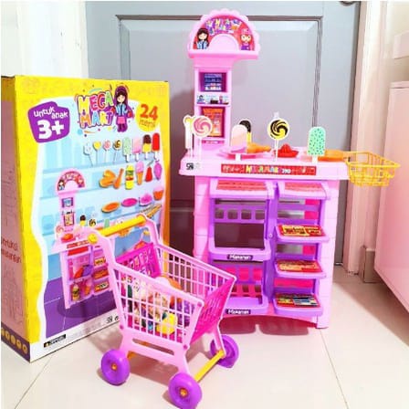 Jual Gabybelle-Mainan Mega Mart Troli Troly Supermarket Ice Cream ...
