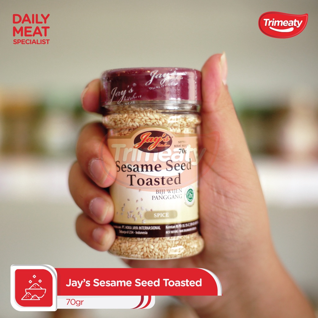 Jual Jay's Sesame Seed Toasted / Biji Wijen Putih - 70gr | Shopee Indonesia