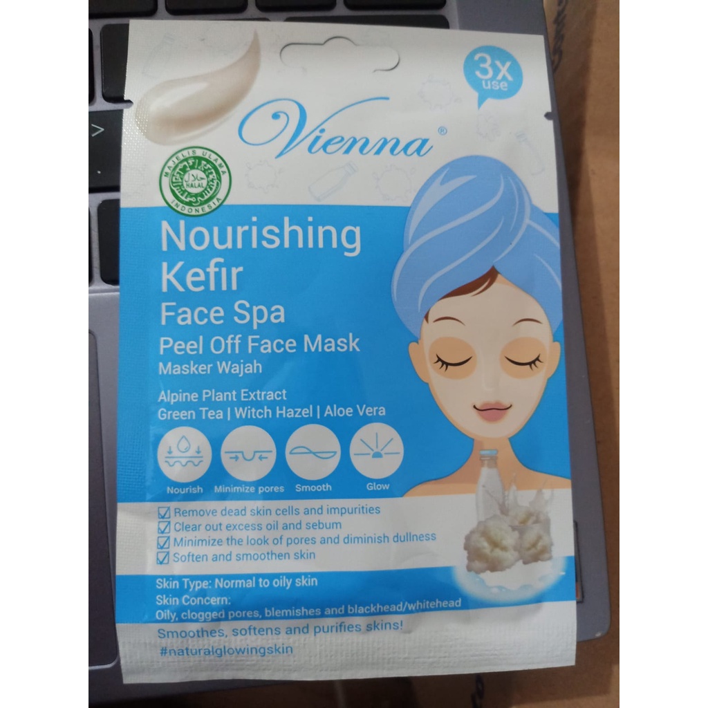 Jual VIENNA Skin Food Brightening Face Mask 15mL Sachet | Shopee Indonesia