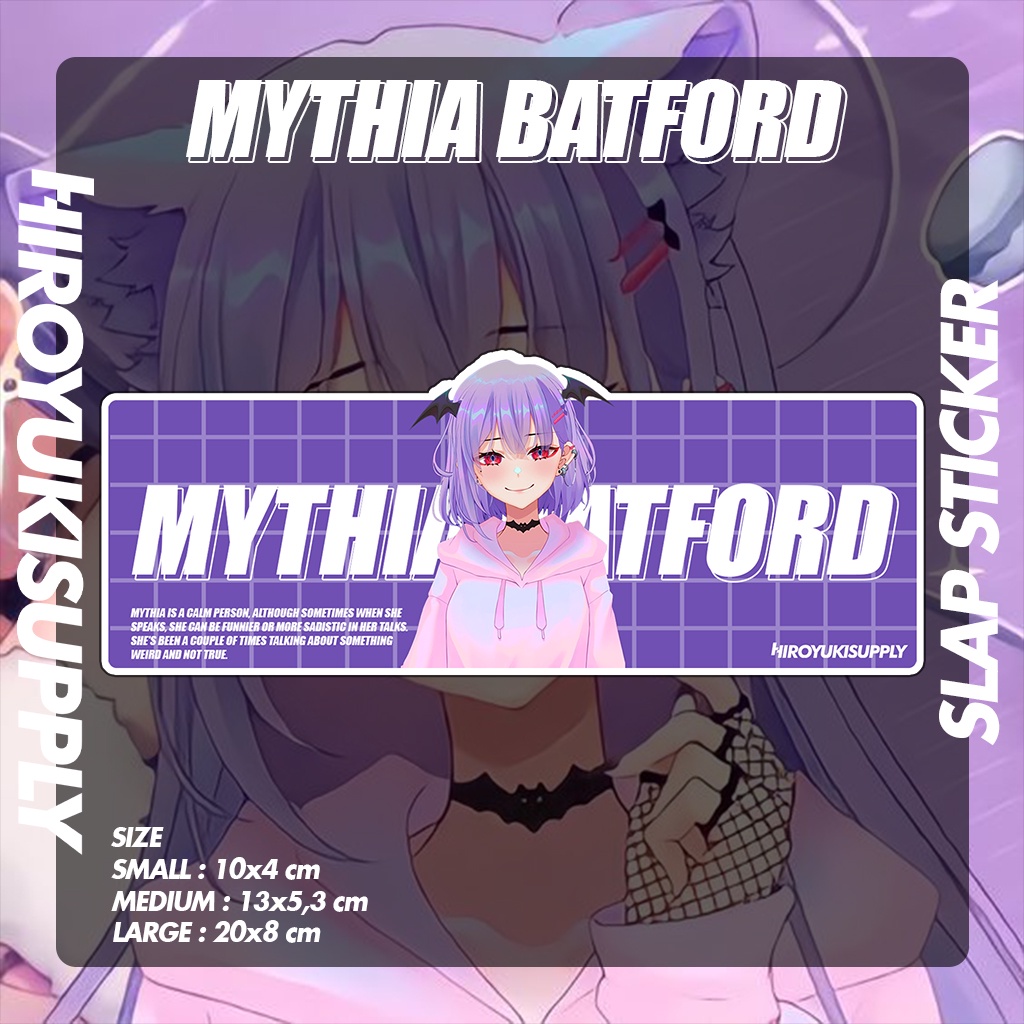 Jual Sticker Mythia Batford Vtuber Slap Sticker JDM | Shopee Indonesia