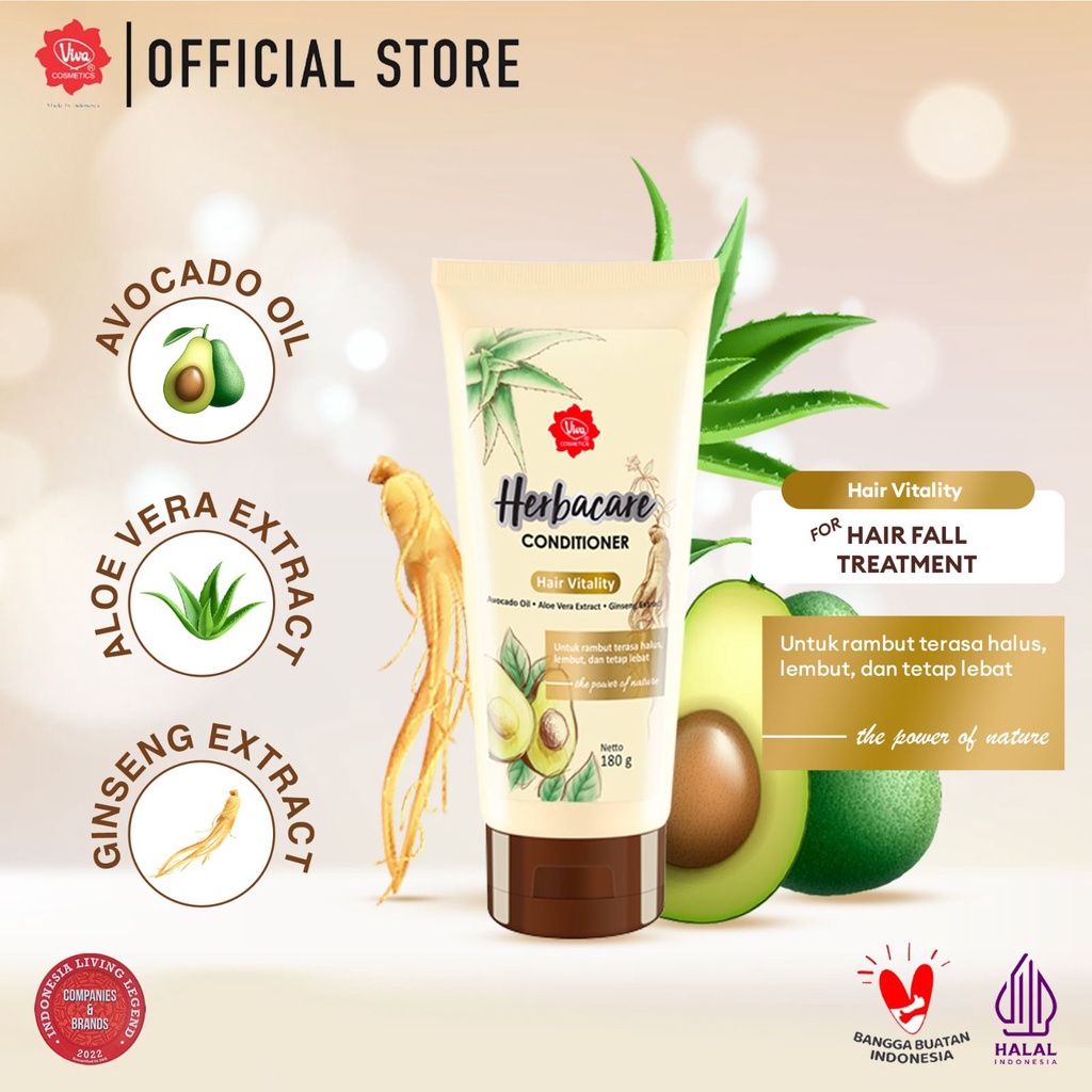 Jual Viva Herbacare Conditioner - 180 gr (tersedia 3 varian) | Shopee ...