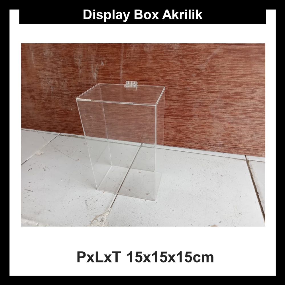 Jual Display box akrilik PxLxT 15x15x15cm | Shopee Indonesia