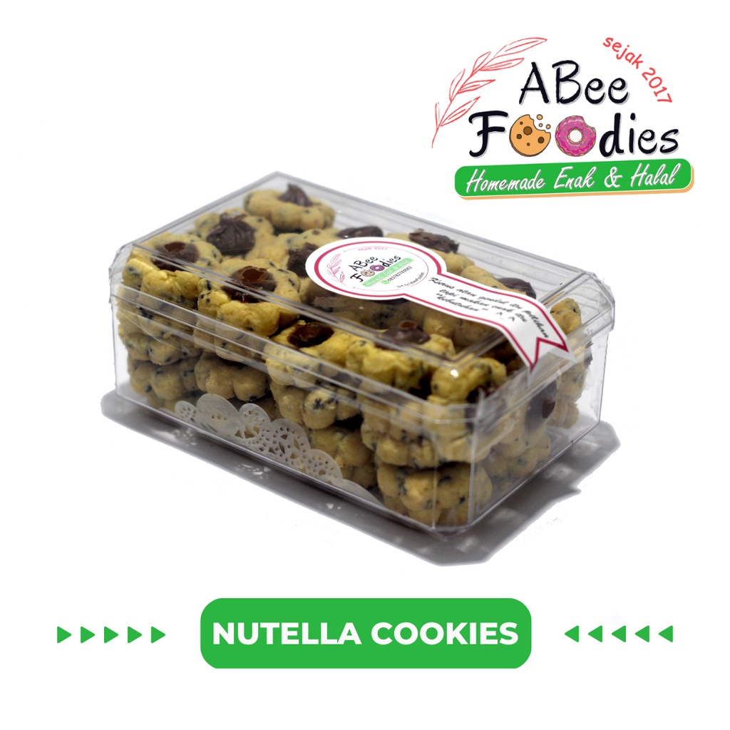 Jual Nutella Cookies Tart - Kue Kering Cokelat Nutella - Kue Kering ...
