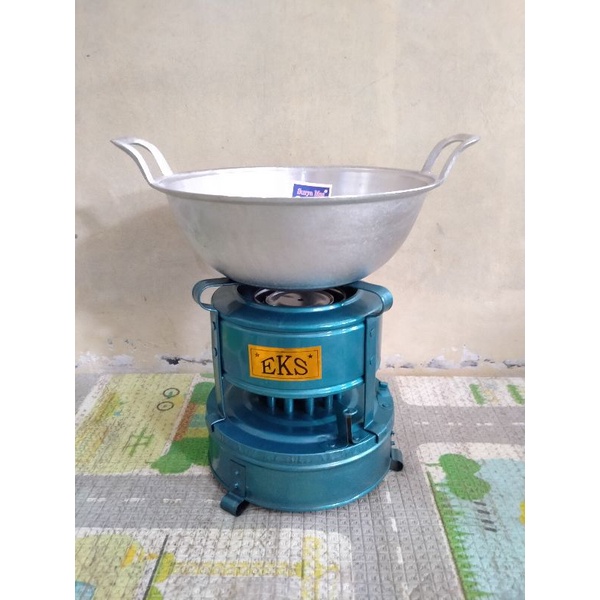 Jual Wajan Katel Kuwali No 10 + Kompor Minyaktanah 12 Sumbu ,Sumbu ...