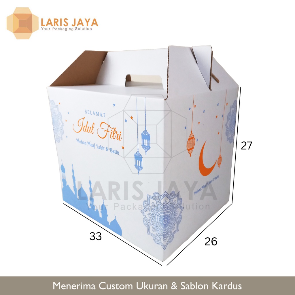 Jual Kardus Parcel Lebaran Jinjing / Dus Sembako / Lebaran / Idul Fitri ...