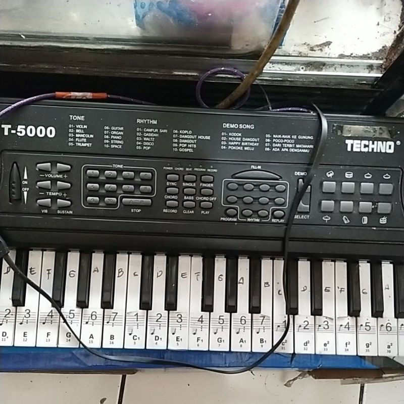 Jual keyboard techno t5000 oprekan | Shopee Indonesia