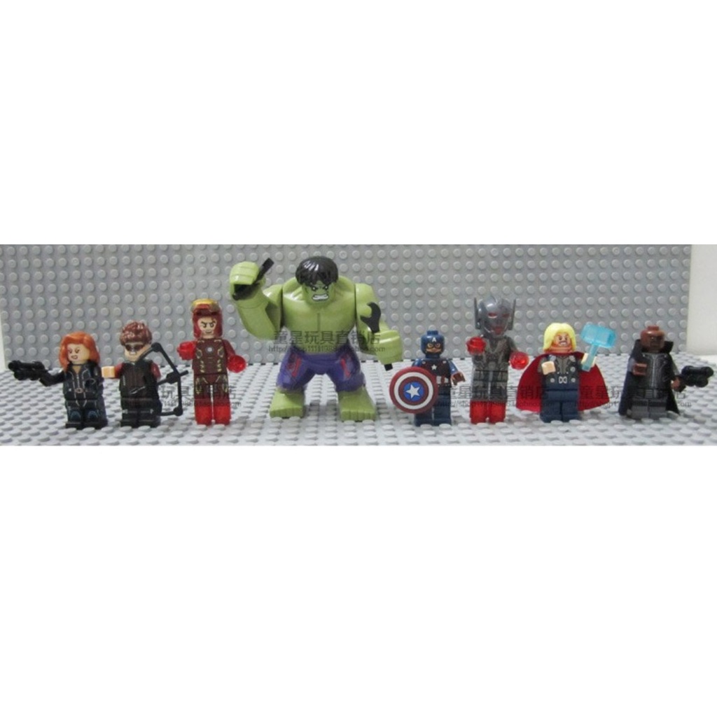 Jual Avengers 2 age of ultron minifigure L*GO brick bootleg NEW ...