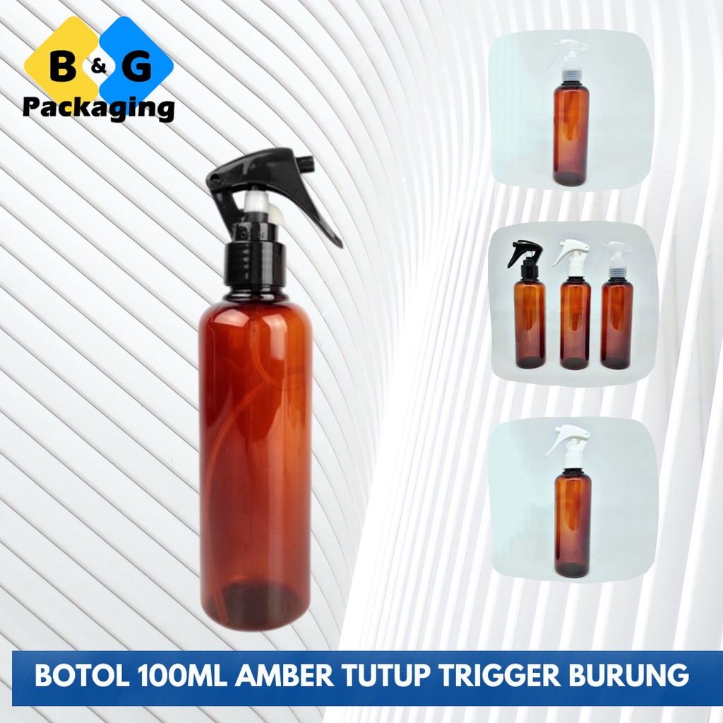 Jual BOTOL 250ML AMBER BURUNG BENING PUTIH HITAM / BOTOL PLASTIK 250ML BURUNG WADAH ISI ULANG ...
