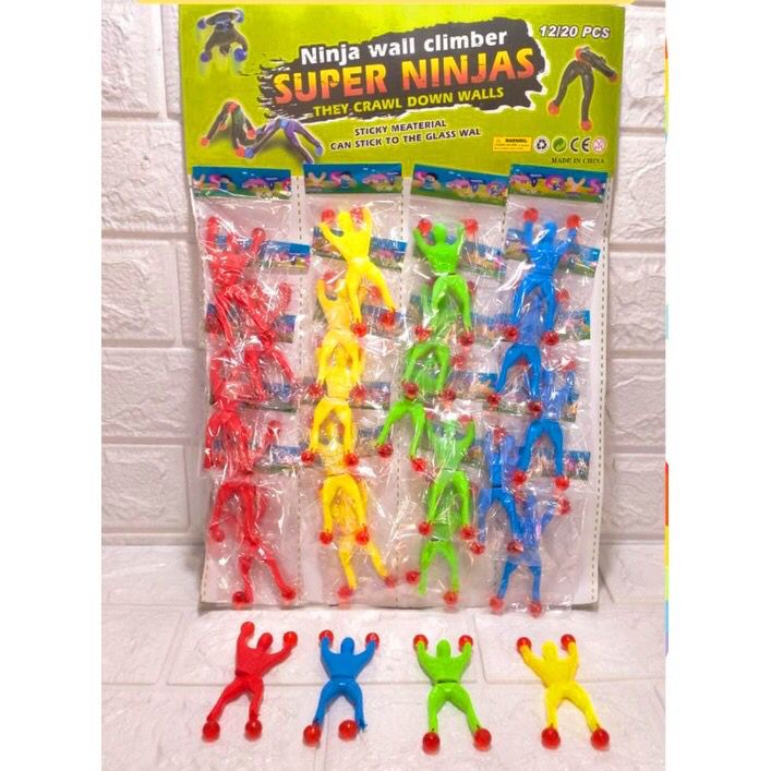 Jual Mainan Ninja Wall Climber/Mainan Sticky toys Super Ninja wall ...
