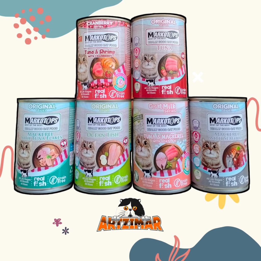 Jual Markotops Kaleng All Life Stages Original/Goat Milk/Cranberry ...