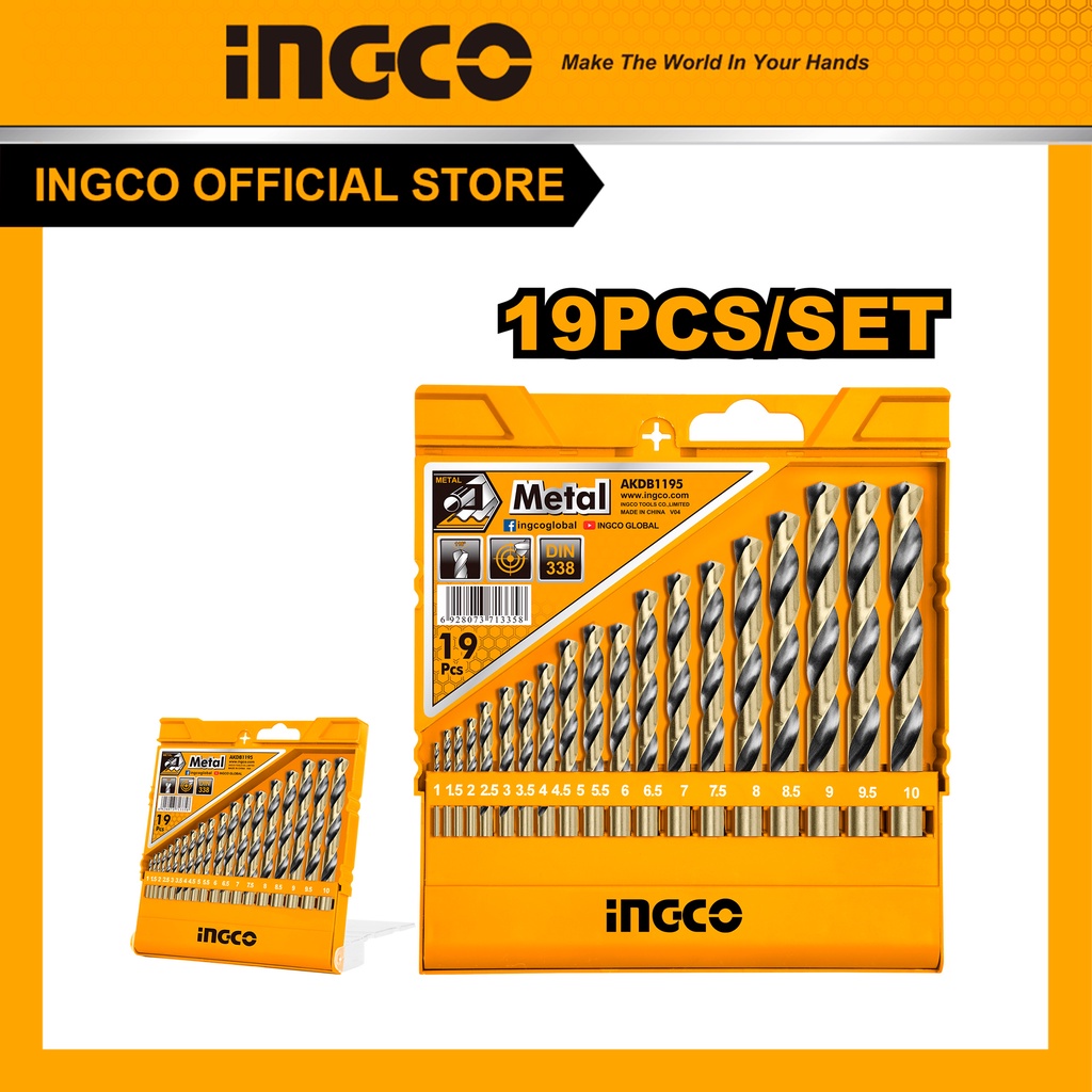 Jual (INGCO) - INGCO MATA BOR BESI SET 19 PCS INGCO TWIST DRILL BITS ...