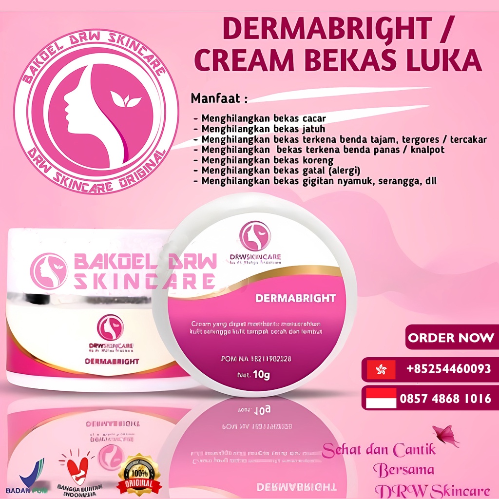 Jual Derma Bright Drw Skincare / Cream Bekas Luka Atau Noda Hitam Drw ...