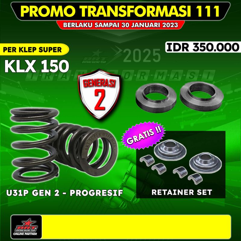 Jual Per klep BRT KLX150 CRF150 Progresif gen 2 | Shopee Indonesia