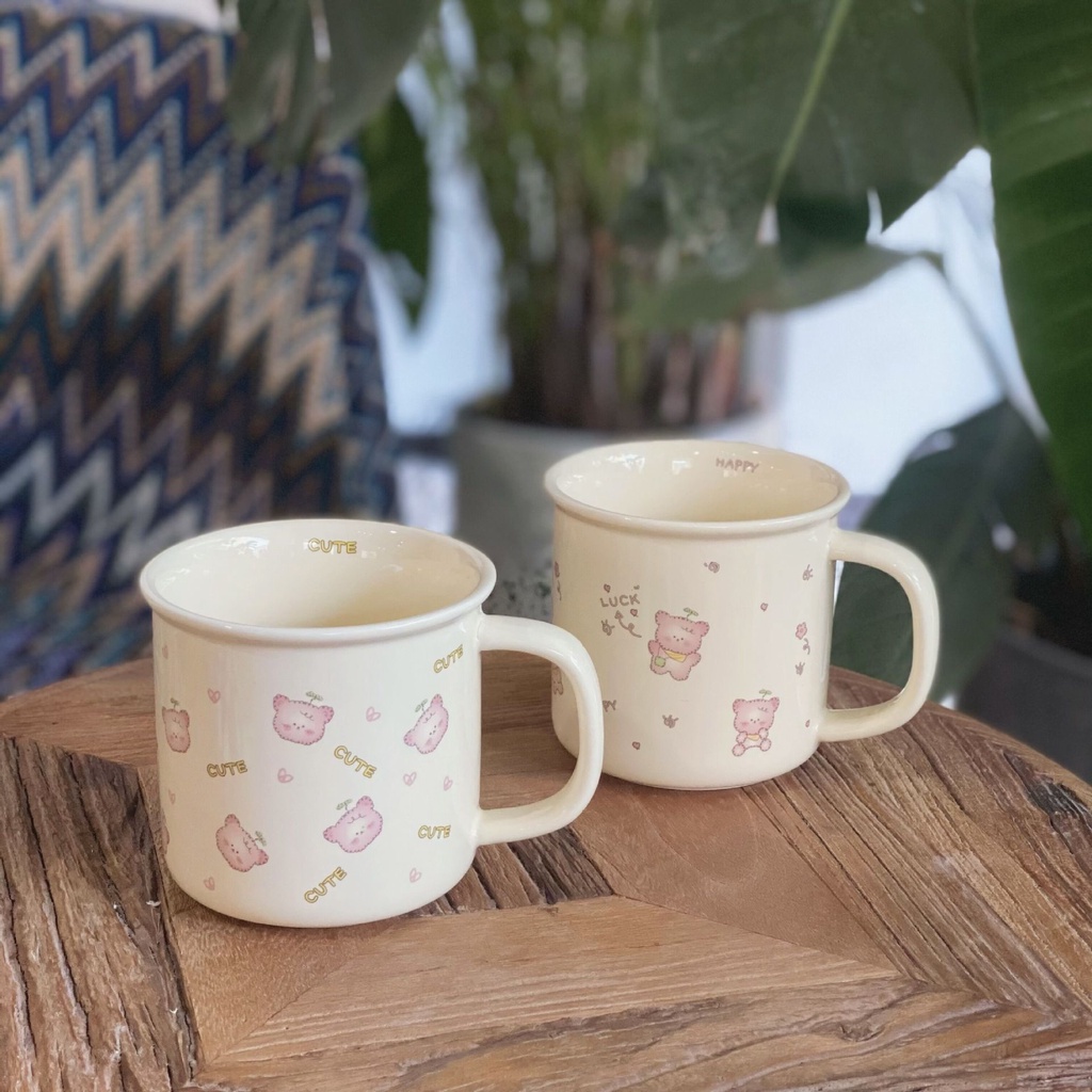 Jual CUTE & HAPPY BEAR MUG/Cangkir Lucu Motif Beruang/Cangkir Keramik ...