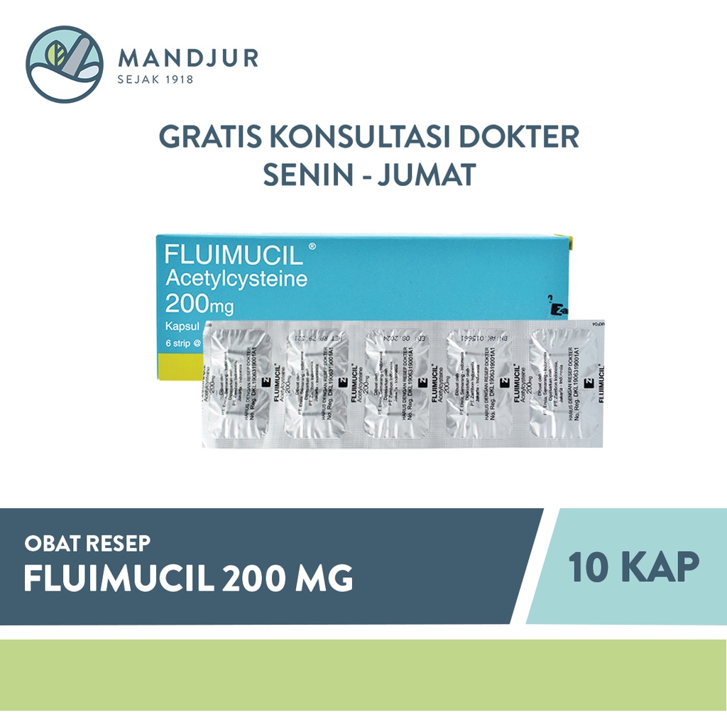 Jual Fluimucil 200 Mg Strip 10 Kapsul | Shopee Indonesia