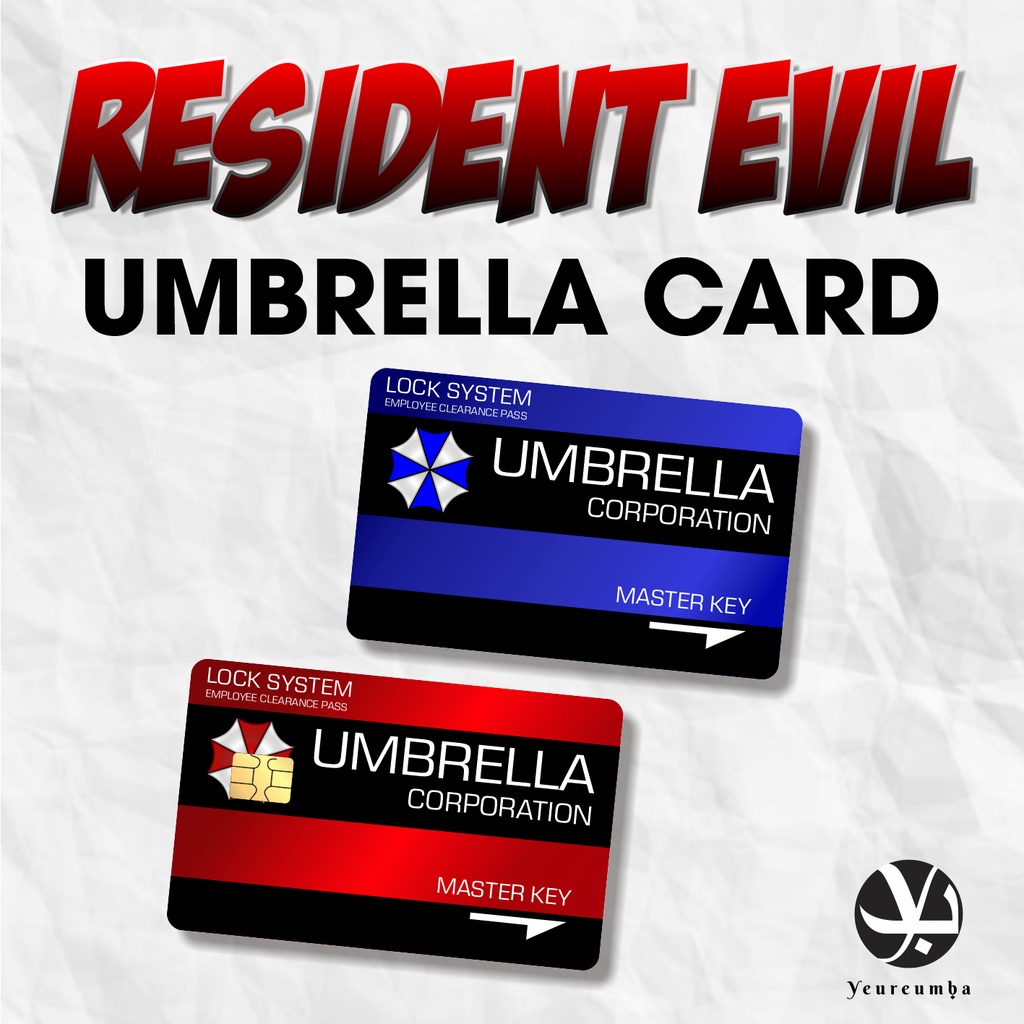 Jual Skincard Resident Evil - Stiker Kartu Atm Skincard Umbrella ...