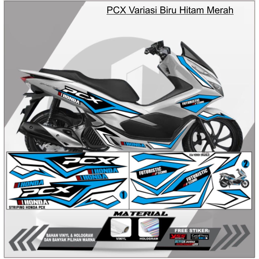 Jual STIKER STRIPING STANDART PCX LIS SEPEDA MOTOR|LIS BODY MOTOR PCX ...