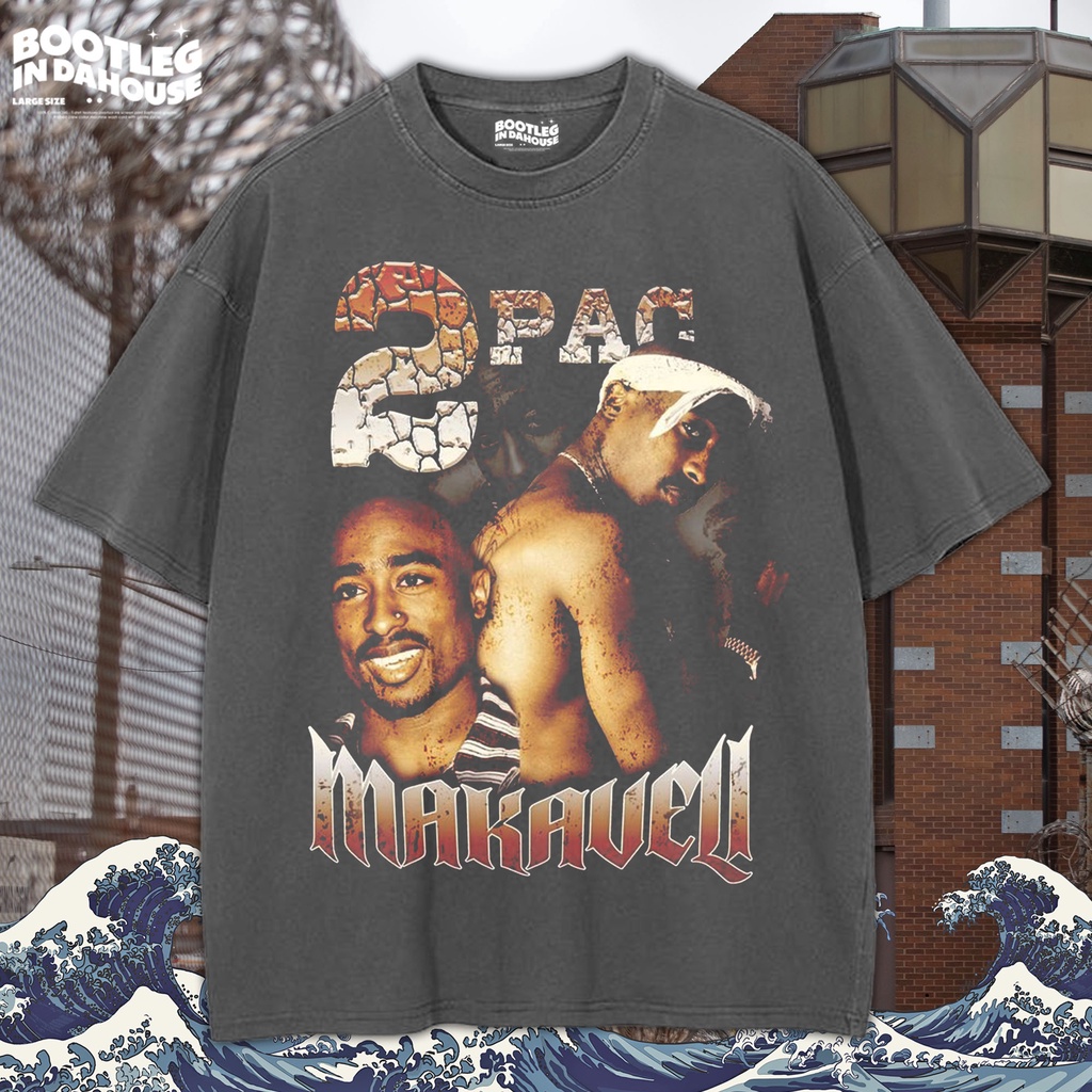 Jual 2 PAC SHAKUR Oversize T-shirt / Kaos Oversize 2 PAC SHAKUR ...