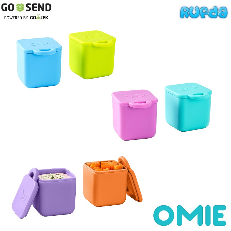 Jual Omie Silicone Dip Containers 2pk OmieDip Wadah Kudapan Saos Bento ...