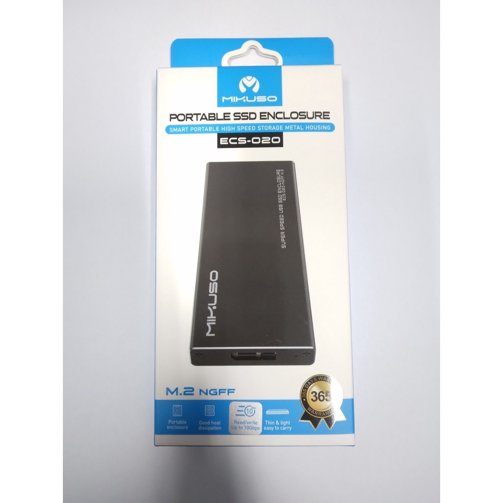 Jual Mikuso ECS-020 Casing Portable Enclosure 2.5" SSD M.2 NGFF ...