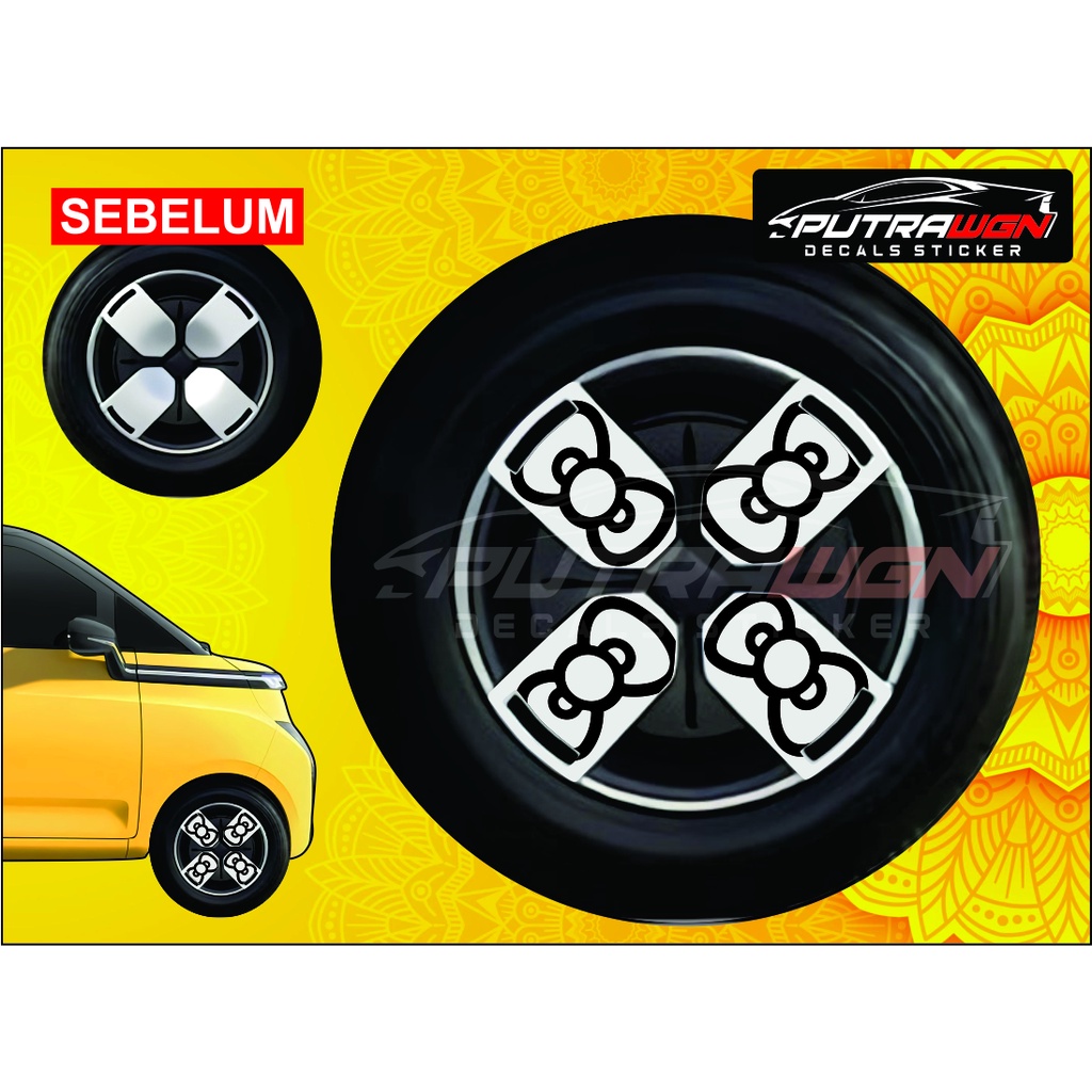 Jual VELG WULING AIR EV (sticker variasi velg air ev model sporty ev11 ...