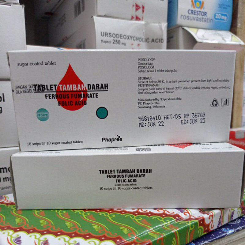 Jual tablet tambah darah box 100 tablet | Shopee Indonesia