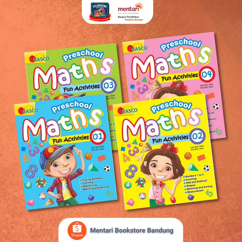 Jual Preschool Maths Fun Activities | Buku Latihan Tambahan Maths TK ...