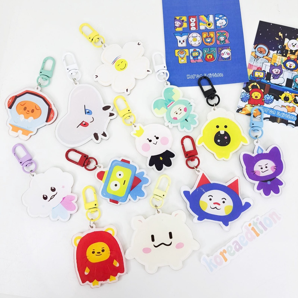 Jual Keychain Akrilik Treasure Truz Character Series Gantungan Kunci Keyring Kpop Teume Hikun ...