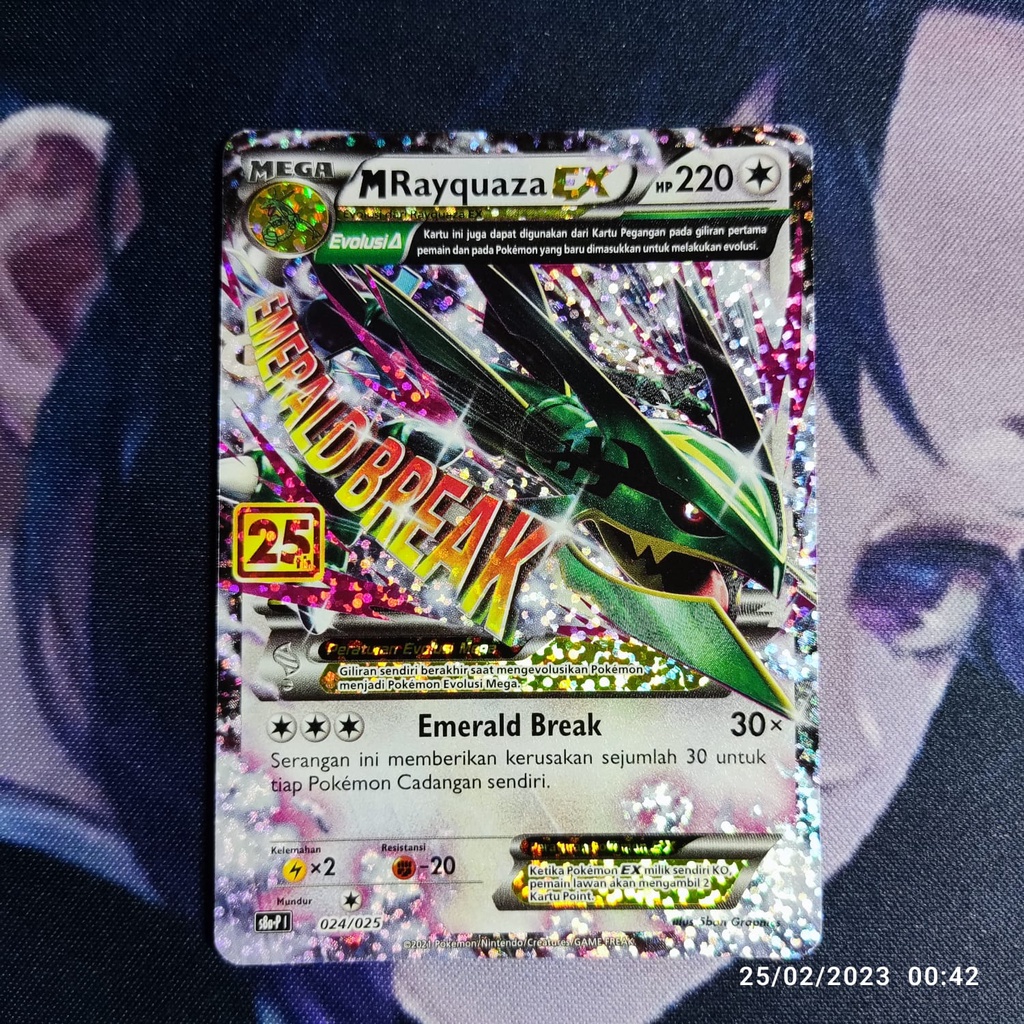 Jual pokemon (ID) m rayquaza ex 25th - S8a-P 024/025 - FOIL | Shopee Indonesia