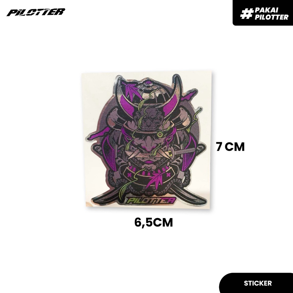 Jual STIKER PILOTTER SAMURAI ORIGINAL STIKER RACING PILOTTER STICKER ...