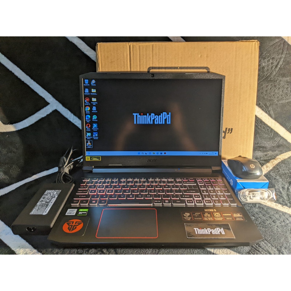 Jual Laptop Gaming Acer Predator Nitro 5 Core i7 10870H GTX 1650Ti 4GB ...