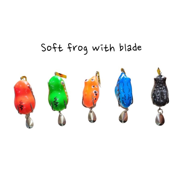 Jual UMPAN SOFT FROG WITH BLADE- SOFT FROG | Shopee Indonesia