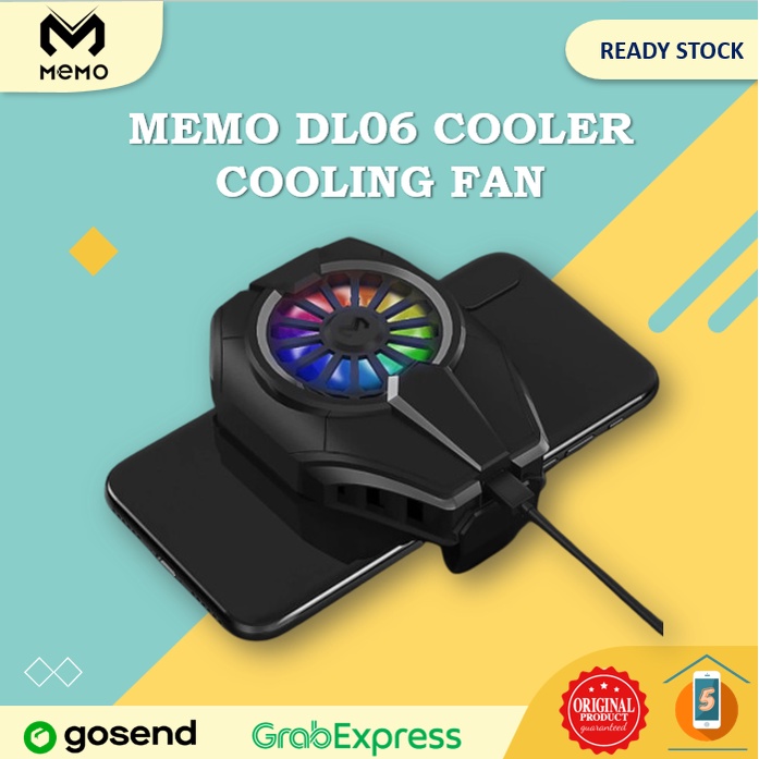 Jual MEMO DL06 DL-06 Mobile Cooling Fan Cooler Radiator Kipas Pendingin ...